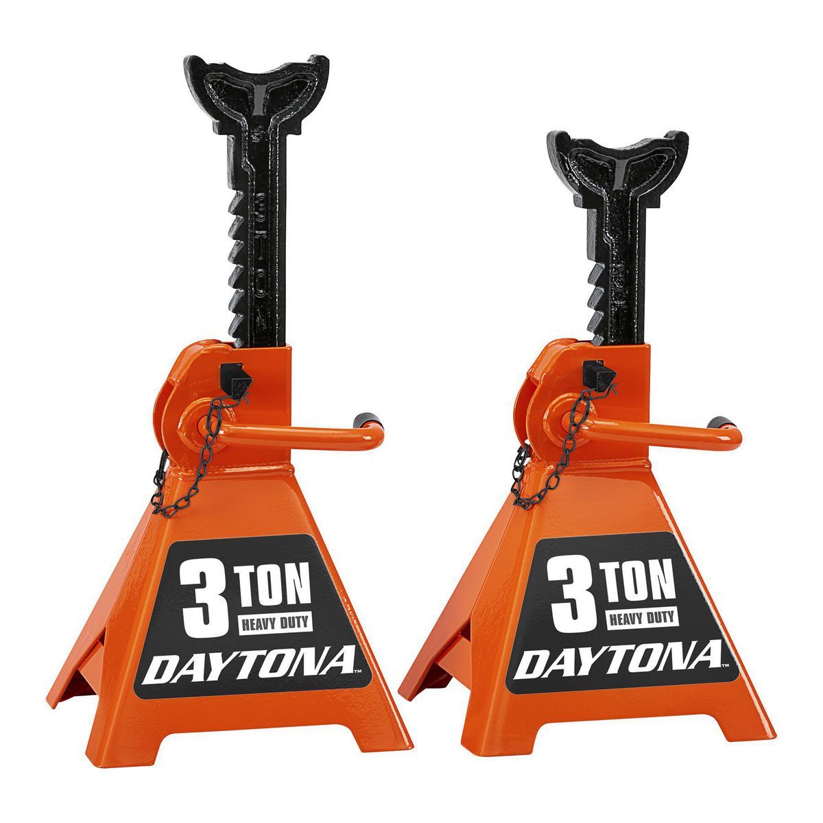 Heavy Duty 3 Ton Ratchet Jack Stands, Orange – sosoutils