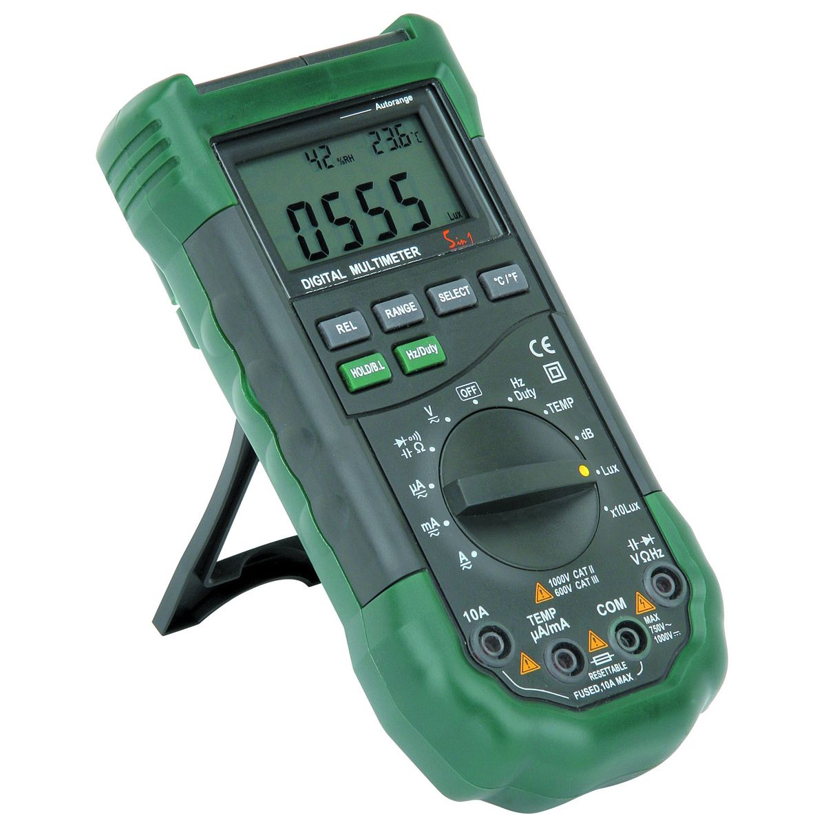 14-function digital multimeter with audible and visual levels - CEN-TE ...