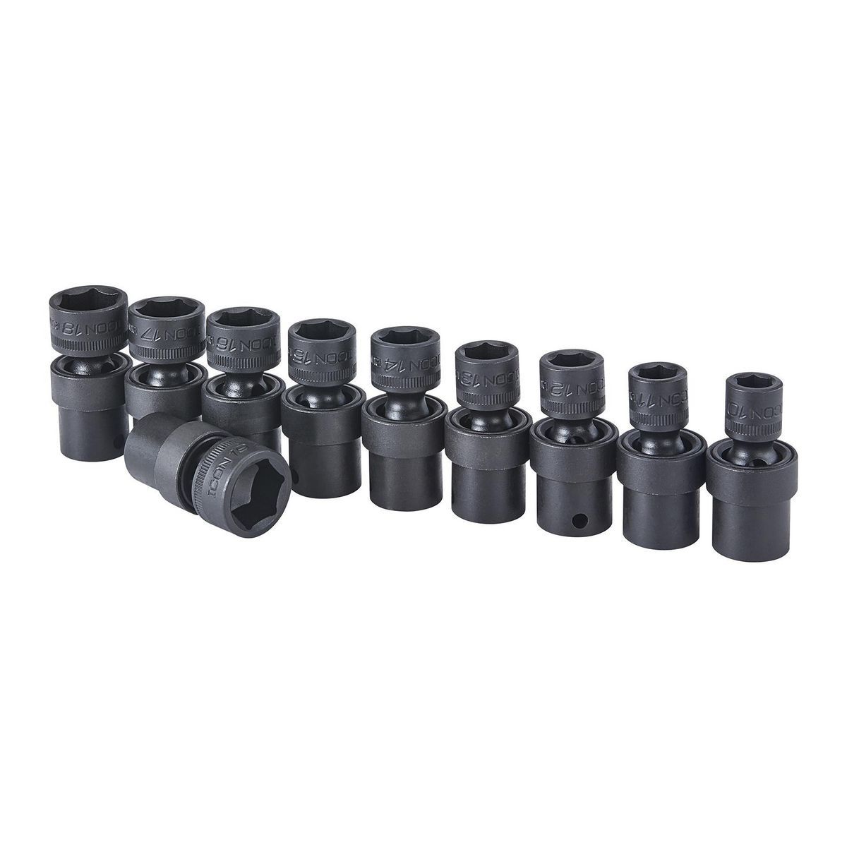 10 pc 3/8 in. Metric Impact Swivel Socket Set. icon – sosoutils